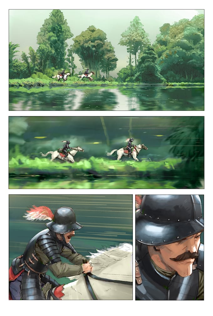 Create professional comic page for you by Aradeanugraha | Fiverr