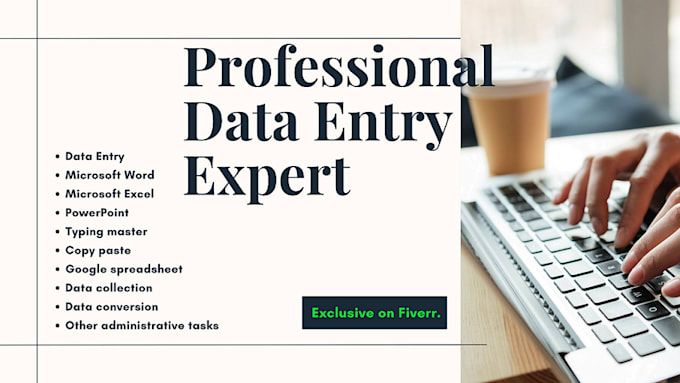 Do word excel powerpoint data entry, copy paste, typing job by Jkhan3237 | Fiverr