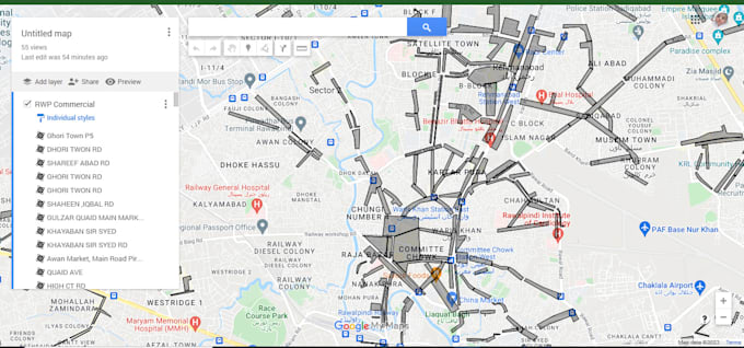 Gis maps and google maps by Samreenjaved005 | Fiverr