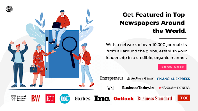 Get you featured in top tier newspapers and magazines by Aroraanuj13 ...
