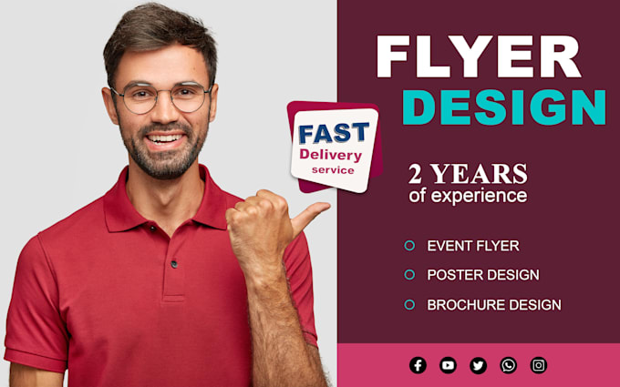 Create a top rated event flyer in 24 hours by Wedding_studio | Fiverr