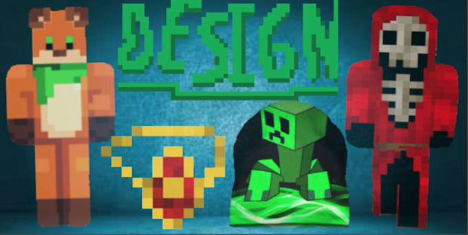 Make best custom minecraft skin by Teodor_18 | Fiverr
