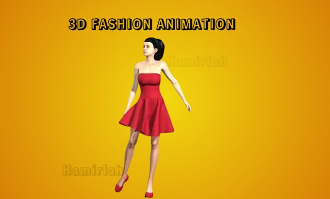 Do 3d fashion design, rendering, clothing product animation, mockup by ...