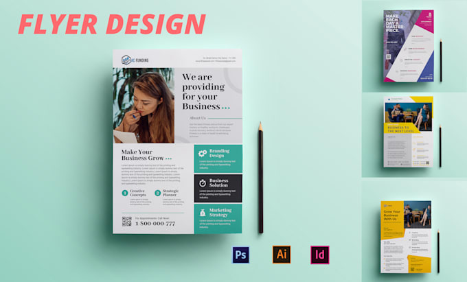 Create a unique professional flyer or one pager for you by Design2saha ...