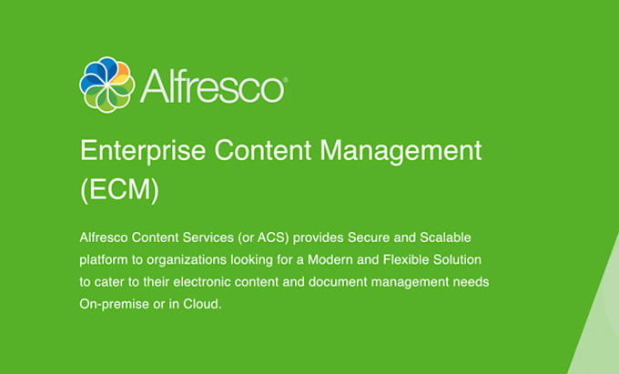 Alfresco Document Management Installation And Configuration By Mrdemirel Fiverr