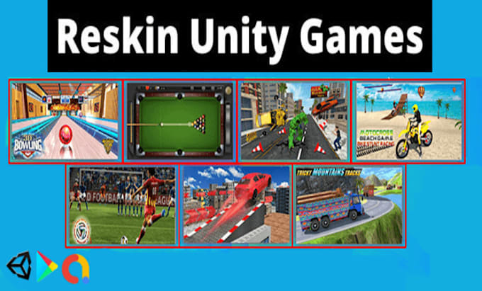 Reskin unity games 2d 3d or create a game by Nicejoob | Fiverr
