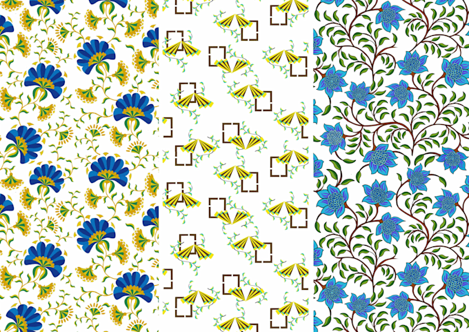 Create vector seamless textile repeat pattern by Anushkabagrola2 | Fiverr