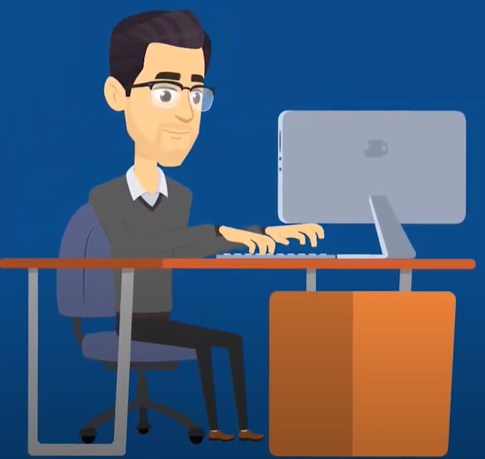 2d animated infograph with cartoon versions of employees by Kieranm13 ...