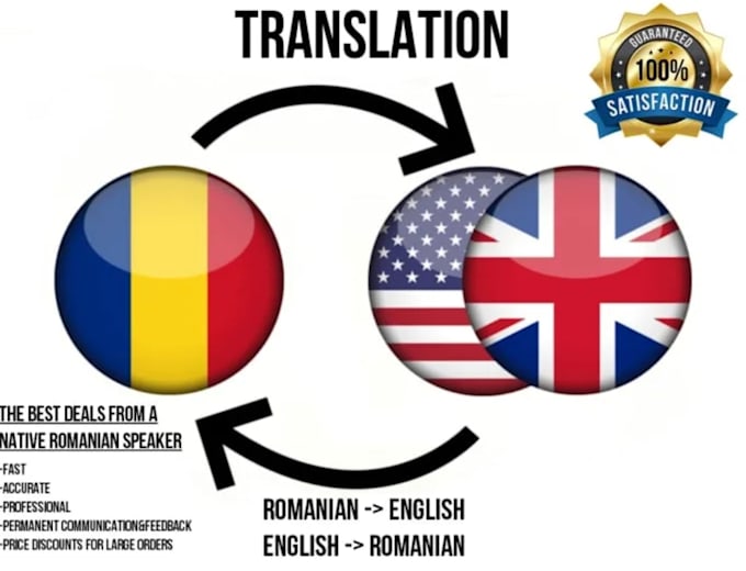 Translate english to romanian and romanian to english by Danieltopor ...