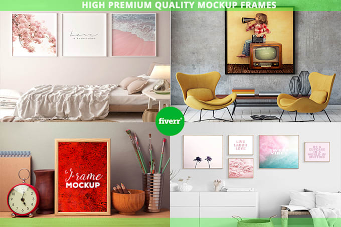 Create eye catching frame mockup for your image or photo by Rewane2 ...
