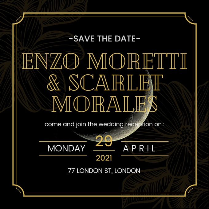 Design a premium, aesthetic event invitation by Sagemay | Fiverr