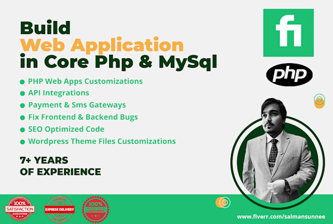 Build a web application in core php and mysql by Salmansunnee | Fiverr