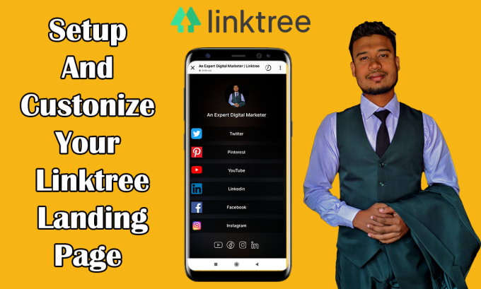 Create and setup linktree landing page for social media biolink by ... Create and setup linktree landing page for social media biolink by ...