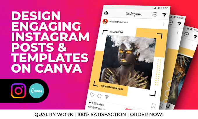 Design engaging instagram posts, stories, and templates on canva by ...