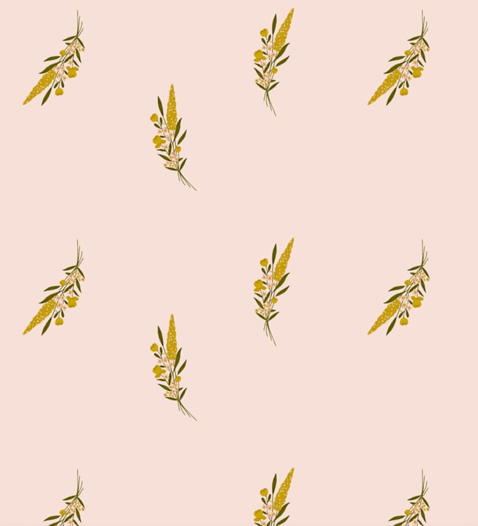 Create a simple floral repeat pattern by Joannau | Fiverr