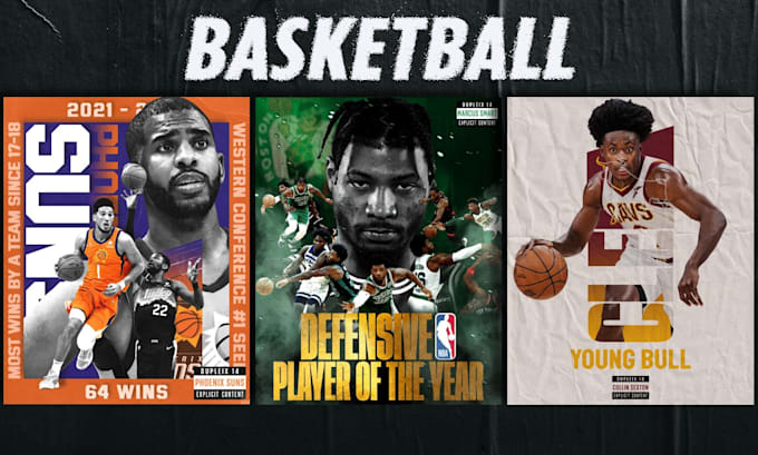 Design awesome and unique sports graphics by Eliottdavi | Fiverr