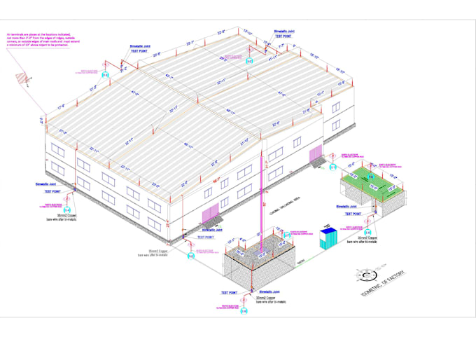 Do lightning protection system lps design drawing by Ashikurrahma320 ...