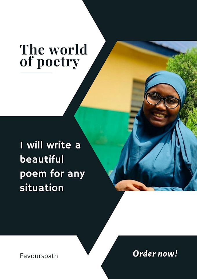 Write a beautiful poem for any situation by Favourspath | Fiverr