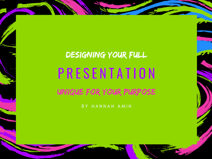 Design a premium full presentation for you by Hannahamiin | Fiverr