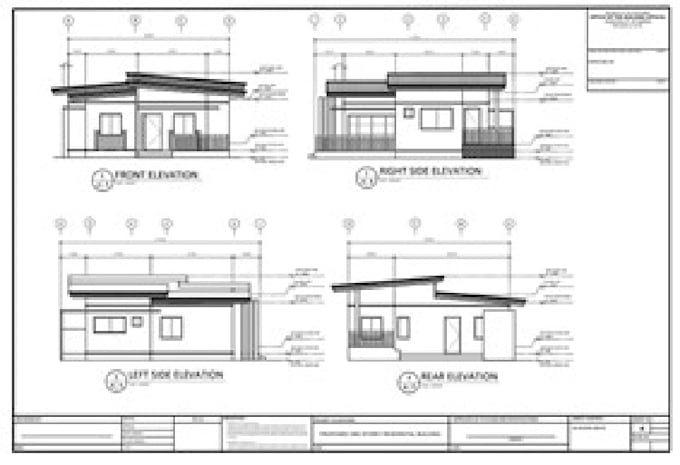 Draw architectural plans, elevations and sections by Geraldinecovero ...