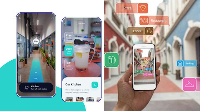 Create mobile app with google map, 3d, ar, geolocation, marker ...