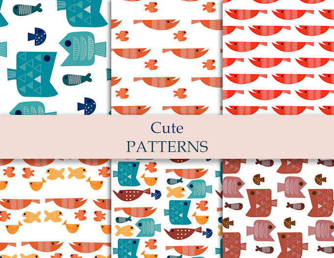Create, original and cute patterns for your brand by Egor21102014 | Fiverr