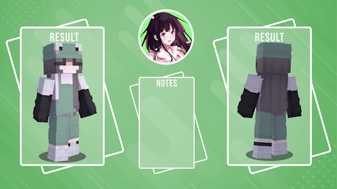 Make best custom minecraft skin by Ladylara1340 | Fiverr