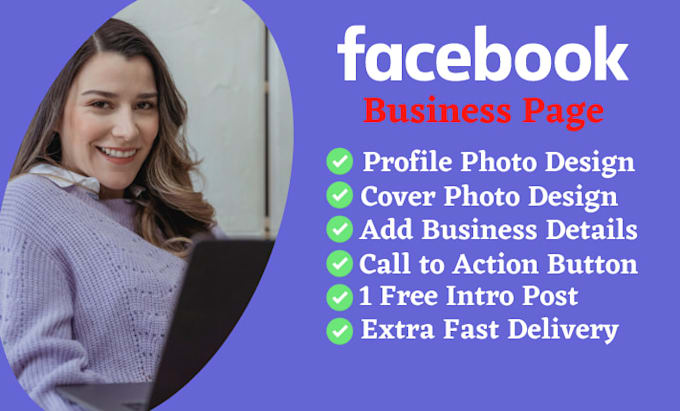 Do facebook business page creation and integration, page setup, and ...
