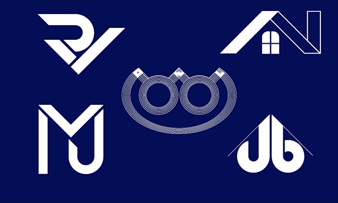 Create a lettermark logo design by Sukigasung | Fiverr