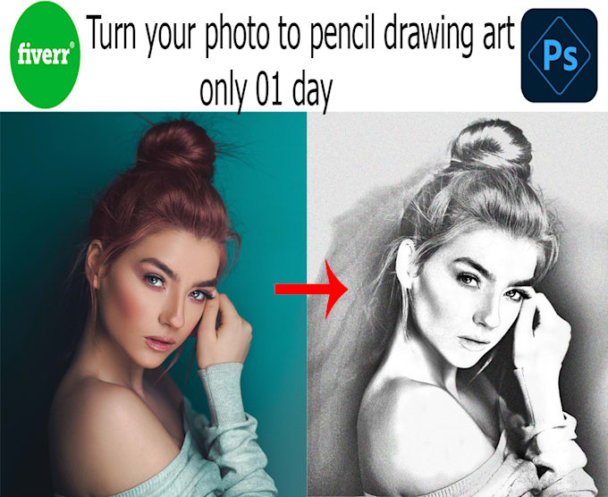 Draw a pencil sketch art from your photo by Jayalath171 | Fiverr