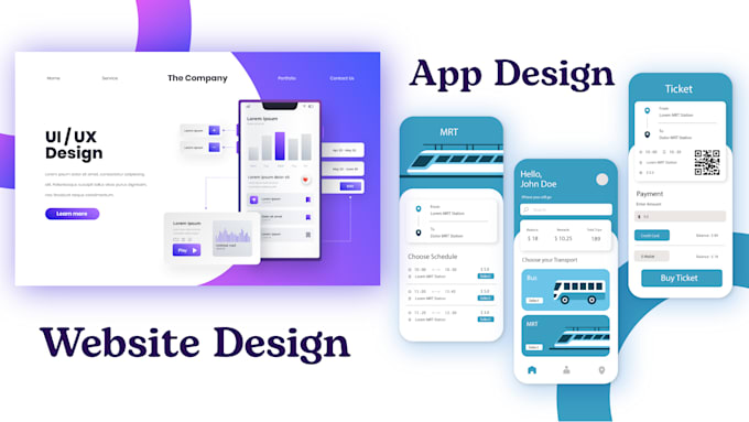 Design website ui and app ui by Graphica_123 | Fiverr