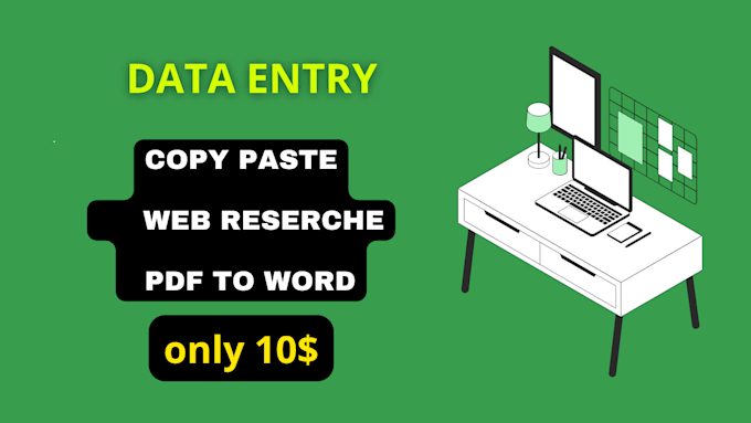 Data entry, copy paste, web research,excel data entry by Mahmood550 ...