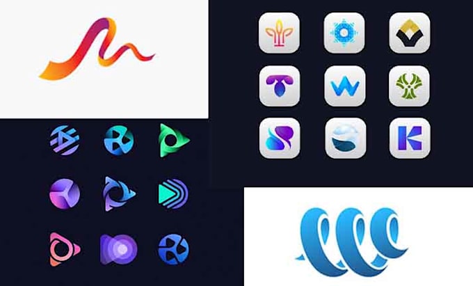 gradient logo design illustrator