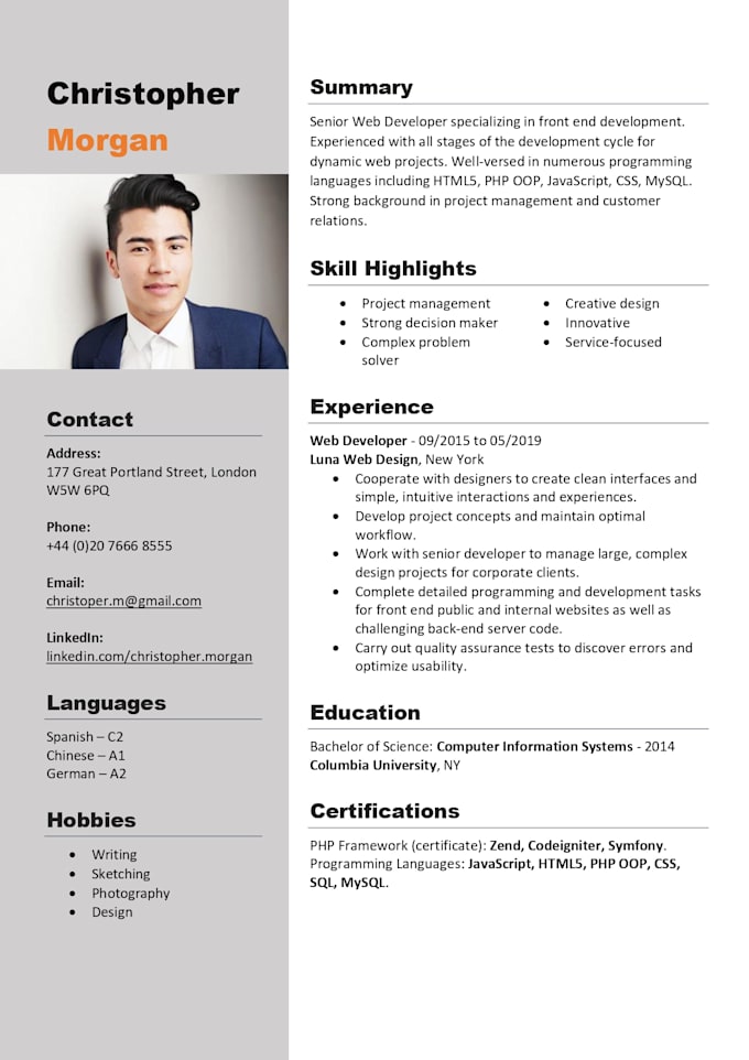 Proficient resume writing,design or modern cv layout by Abub822 | Fiverr