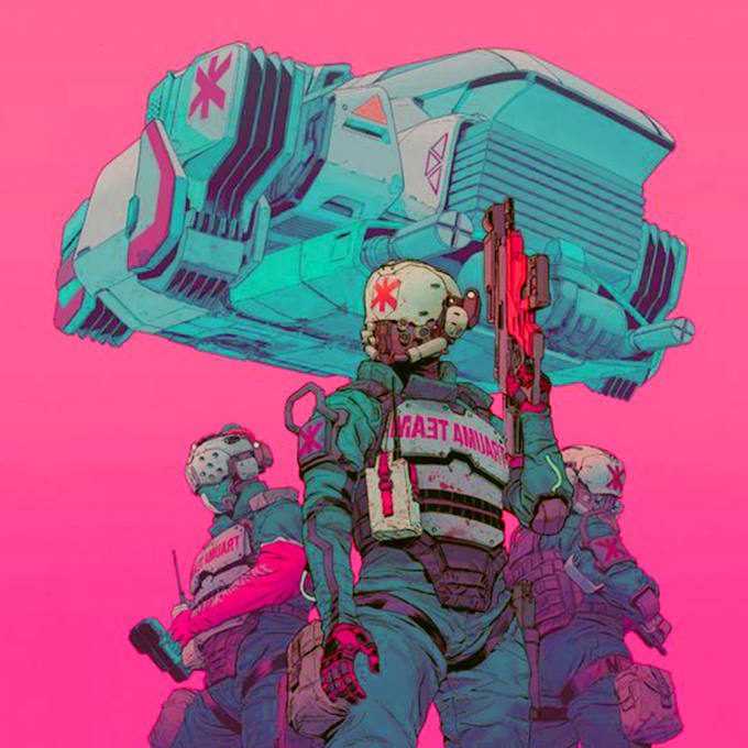 Draw cyberpunk character design or city illustration by Tofose | Fiverr