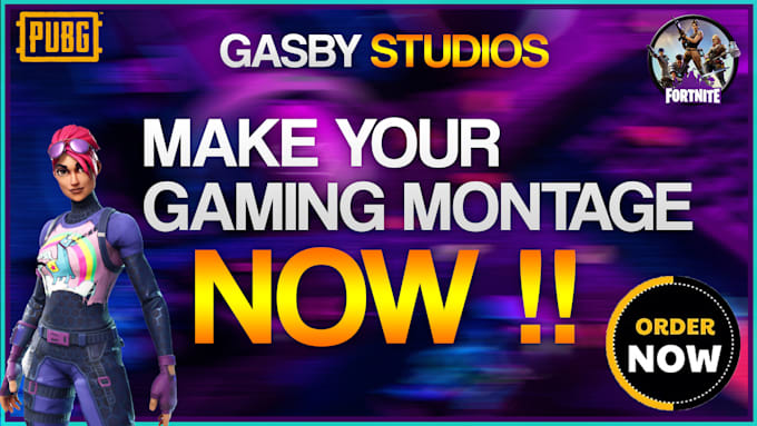 Make exclusive gaming content videos and montages by Gasby_works | Fiverr