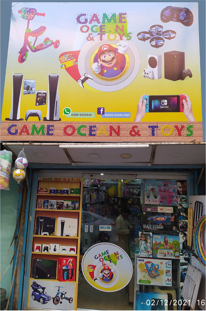 Design attractive shop front billboard, vinyl banner, roll up banner by ...