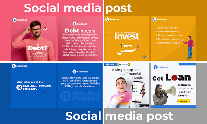 Design creative social media posts for all platform by Maical_p | Fiverr