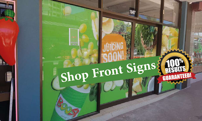 Do shop front window graphics store front signage banners billboard by ...