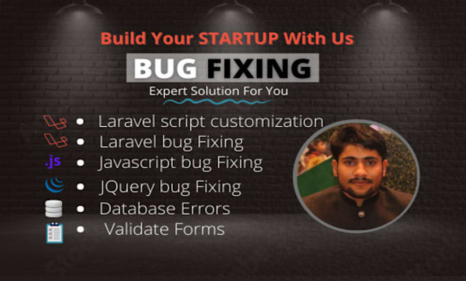 Fix laravel, php, mysql, html, css, js bugs by Kashif_quaid | Fiverr