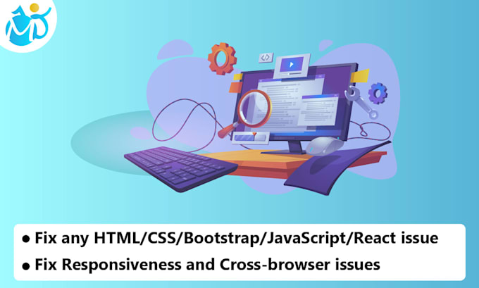 Fix Any Javascript React Html Css Issue By Thembdev Fiverr