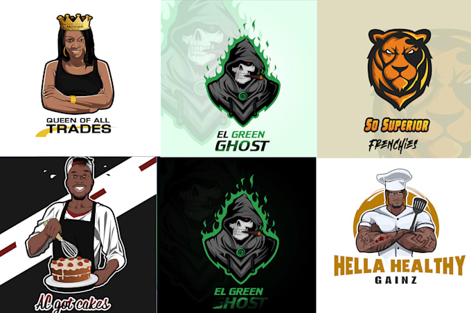 Design a professional mascot and cartoon logo for you by Gmcreations ...