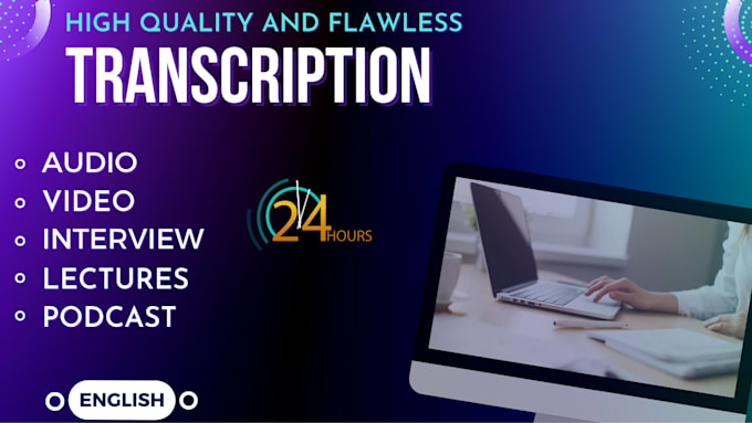 Transcribe audio file and do video transcription, interview and podcast ...