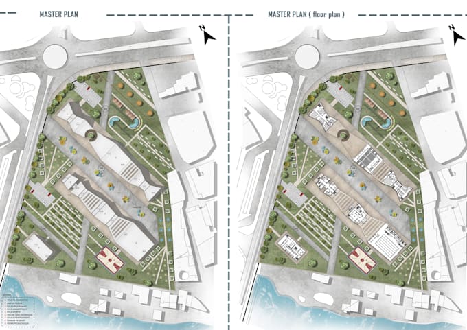 Draw your 2d master plan by Fayarchitect | Fiverr