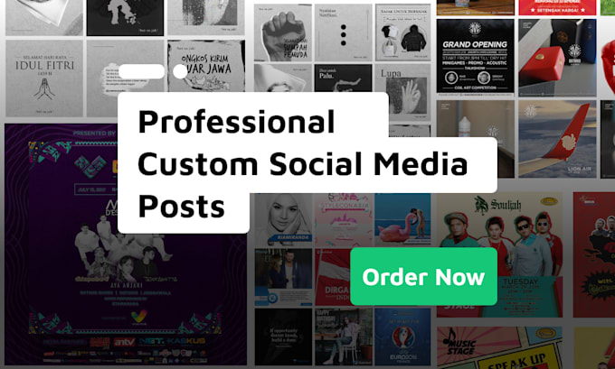 Design professional social media posts for your brand by Fikrifs30 | Fiverr