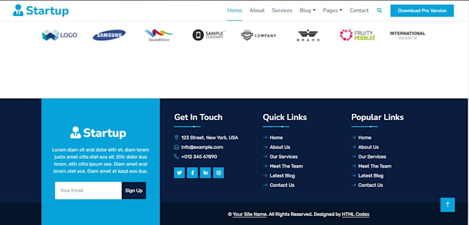 Design website with html css js by Evaiisoftware | Fiverr