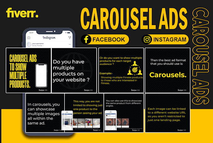 Design creative social media carousel post with 10 slides by Dinuusha ...