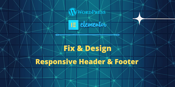 Fix, design responsive header, footer in wordpress by Farjadayub3000 ...