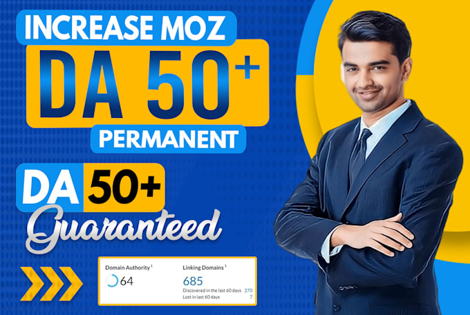 Increase moz da 50 plus, fast work, domain rating dr, ahrefs dr by Seo ...