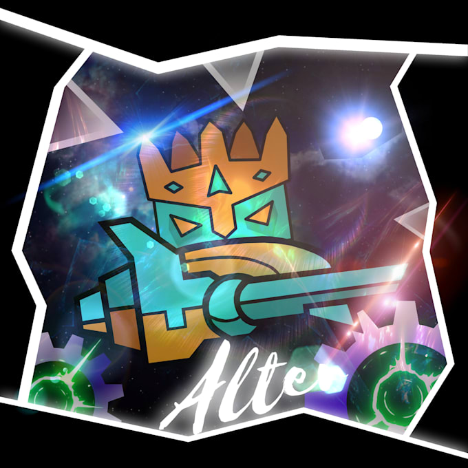 Make a professional profile picture of geometry dash by Laszlohernandez ...